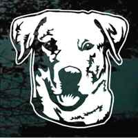 Labrador Retriever Head Decals & Window Stickers | Decal Junky