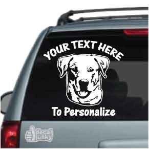 Labrador Retriever Head Decals & Window Stickers | Decal Junky