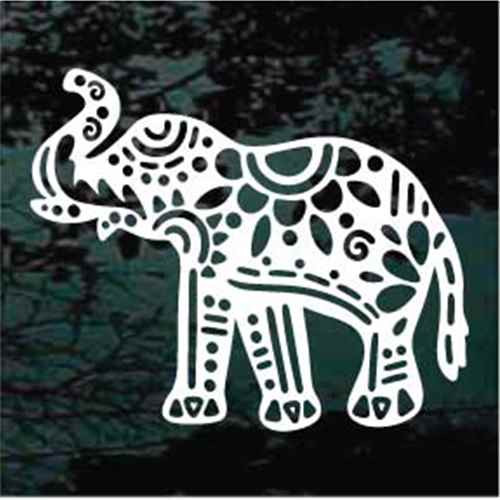 Decorative Elephant Decals & Car Window Stickers | Decal Junky