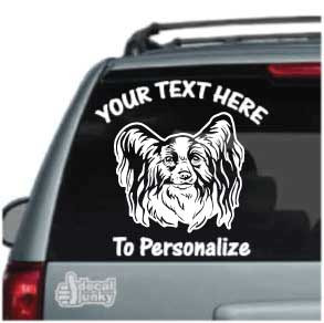 Sweet Papillon Head Decals & Car Window Stickers | Decal Junky