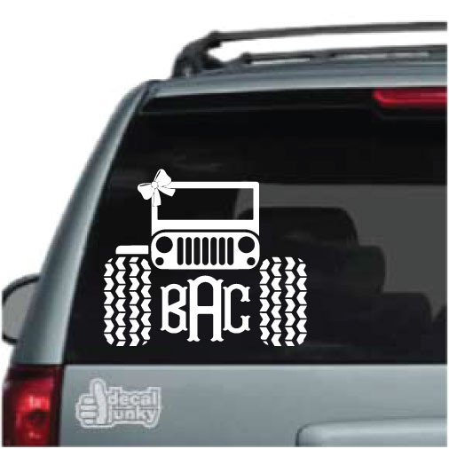 Jeep Monogram Decals & Stickers | Decal Junky