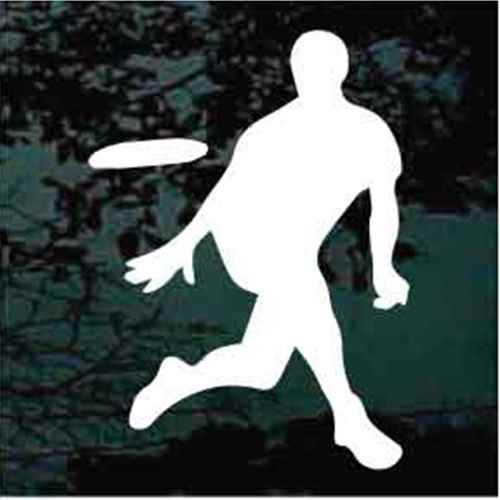 Frisbee Throwing Car Decals & Window Stickers | Decal Junky