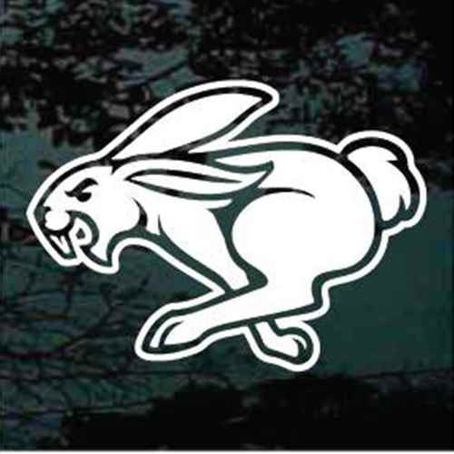 Rabbit Running Car Decals & Window Stickers | Decal Junky