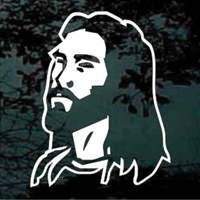 Christian Jesus Car Window Decals & Stickers | Decal Junky