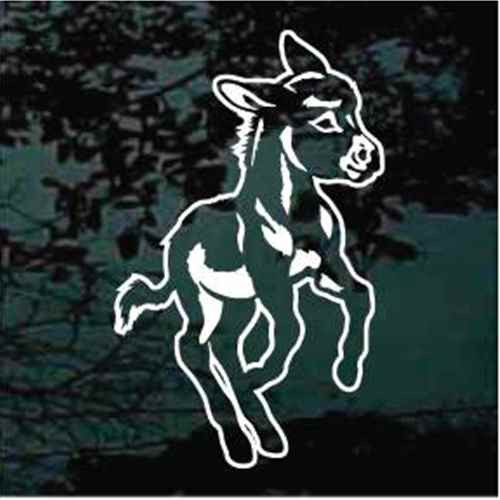 Cute Little Donkey Decals & Car Window Stickers | Decal Junky