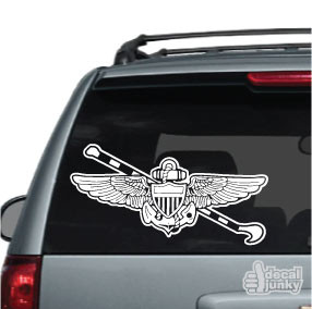 Navy Tailhook Car Window Decals & Stickers | Decal Junky
