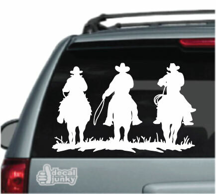 Cowboy Cowgirl Rodeo Decals Stickers for Cars Trucks Windows