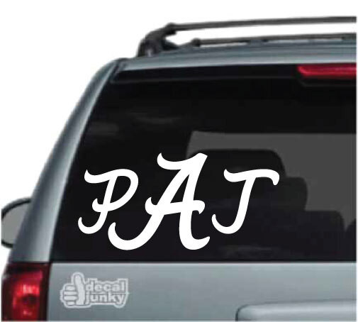 Alabama Monogram Decals Stickers for Cars Trucks Windows