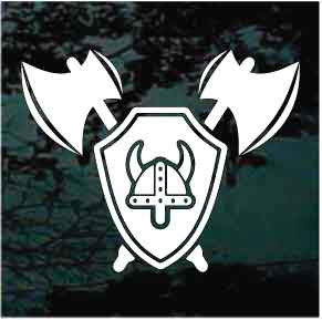 Viking Logo Car Window Decals & Stickers | Decal Junky