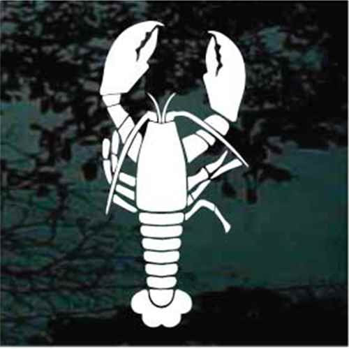 Silhouette Lobster Decals & Car Window Stickers | Decal Junky