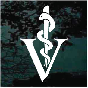Veterinary Symbol Car Window Decals Customized | Decal Junky