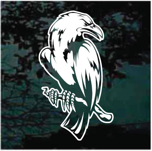 Raven On A Branch Decals & Stickers | Decal Junky