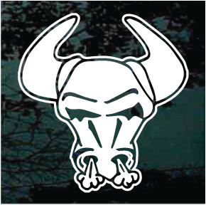 Snorting Bulls Mascot Car Window Decals & Stickers | Decal Junky