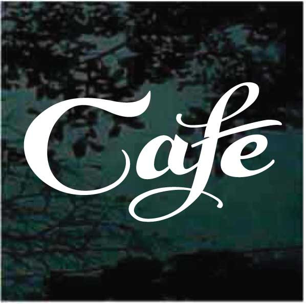 Cafe Window Sign Decals & Stickers Customized | Decal Junky