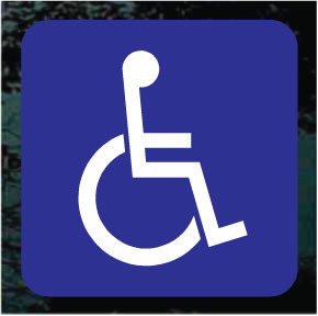 Handicap Car Decals & Window Stickers