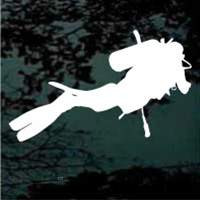 Scuba Diving 24 Car Decals & Window Stickers | Decal Junky