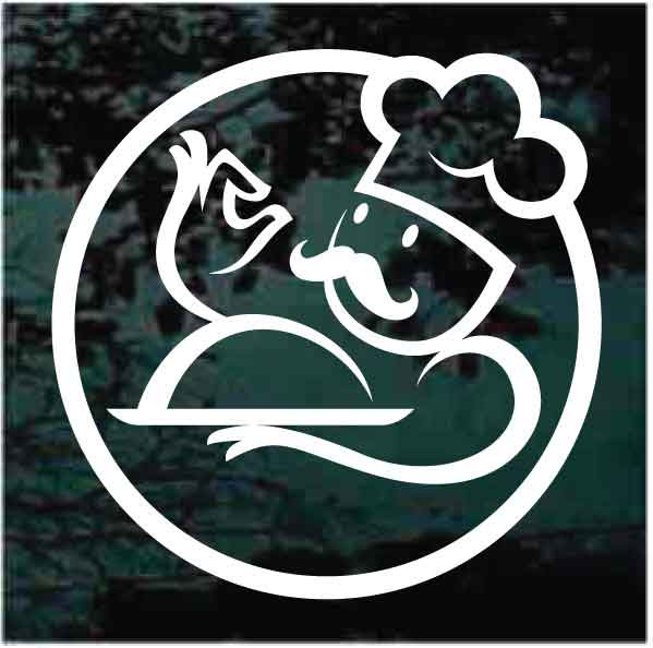 Chef Logo Decals & Window Stickers Personalized | Decal Junky