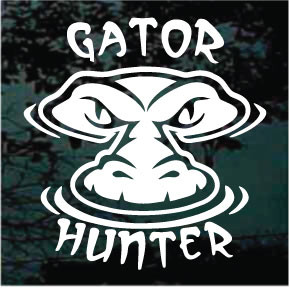 Gator Hunter Decals | Decal Junky