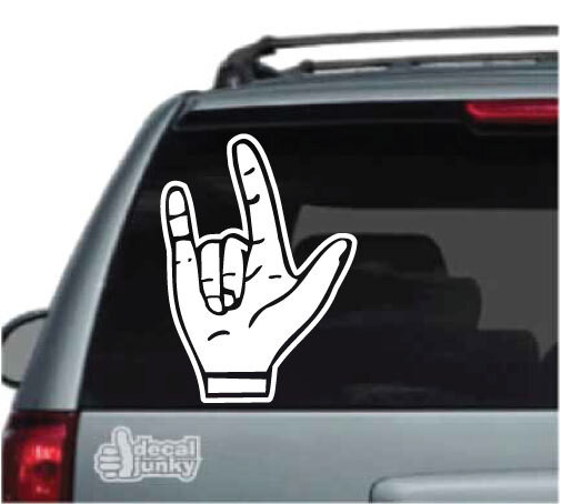 Sign Language Decals & Stickers for Cars, Trucks, & Windows