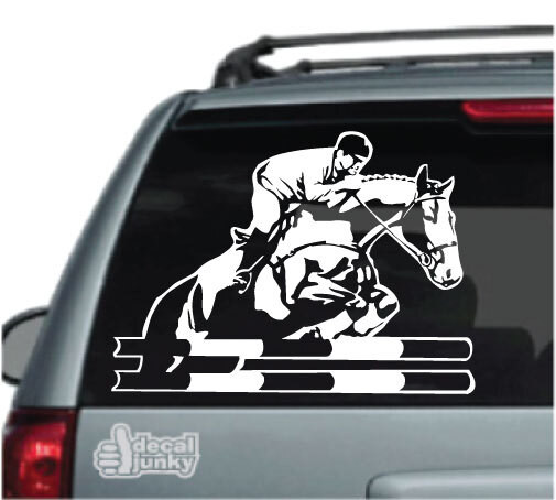 Horse Jumping Decals Stickers for Cars Trucks Windows
