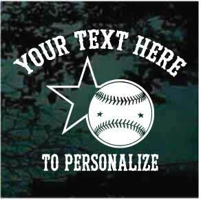 Baseball Decals Stickers for Cars Trucks Windows