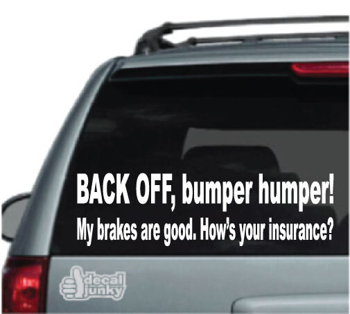 Funny Bumper Sticker Decals for Cars Trucks Windows