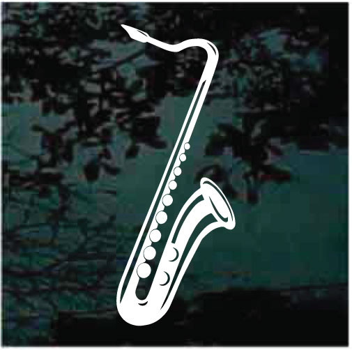 Saxophone Musical Instrument Decals & Stickers | Decal Junky