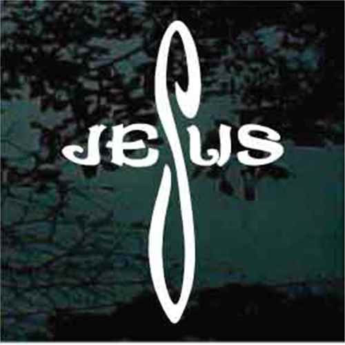 Jesus Cross Decals Stickers for Cars Trucks Windows