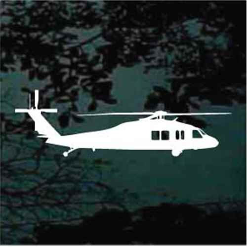 UH-60 Blackhawk Helicopter Decals Stickers for Cars Trucks Windows