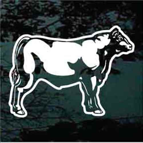 Angus Cow Window Decals & Car Stickers Personalized | Decal Junky