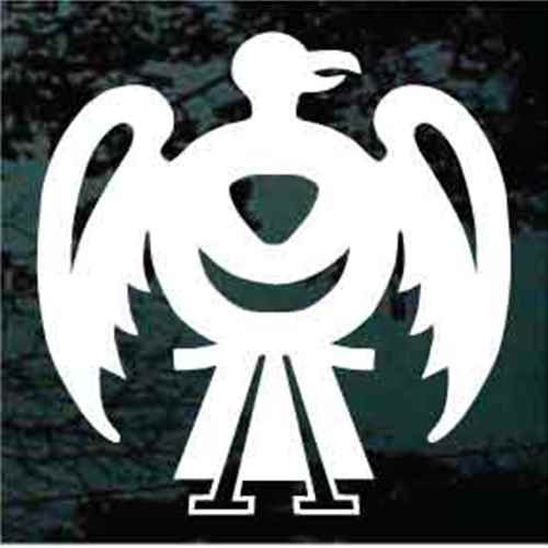 Solid Cut Out Thunderbird Decals & Native American Stickers