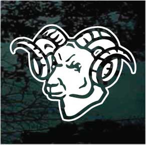 Attractive Ram Head Car Decals & Window Stickers | Decal Junky