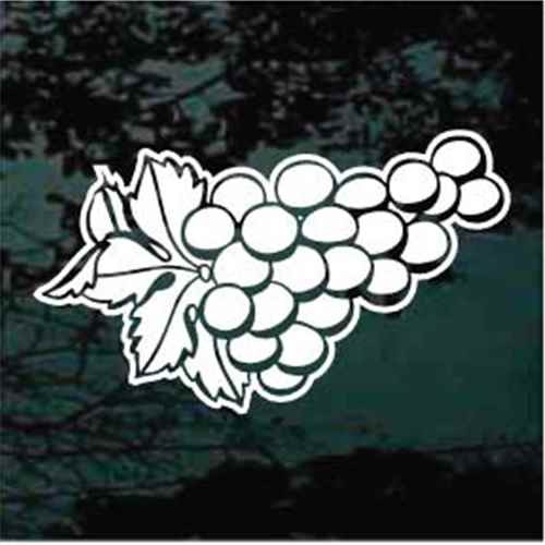 Cluster of Grapes Decals & Window Stickers - Decal Junky