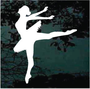 Ballerina Ballet Dance Decals & Car Window Stickers | Decal Junky