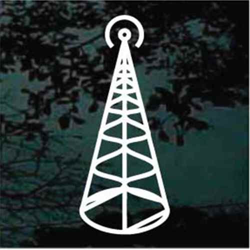 Wireless Tower Signal Stickers & Decals | Decal Junky