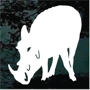 Solid Wild Boar Car Decals & Window Stickers | Decal Junky