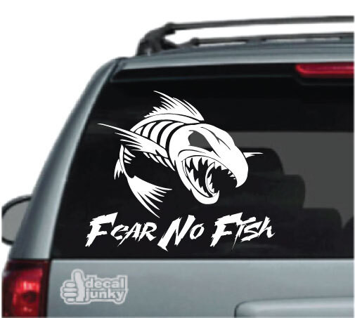 Skeleton Fish Decals Stickers for Cars Trucks Windows