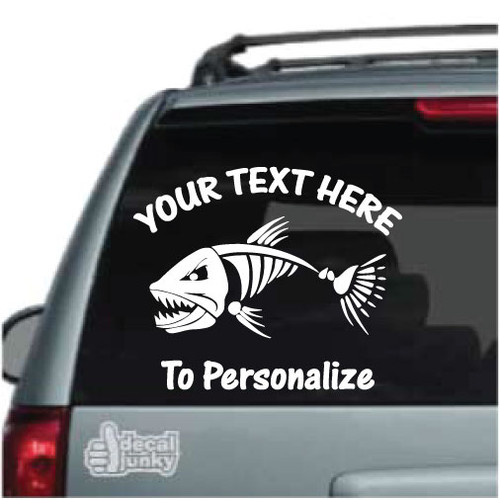 Fish Skeleton Decals Stickers for Cars Trucks Windows