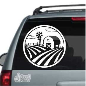 Farm Scene Decals & Stickers for Cars, Trucks, and Windows