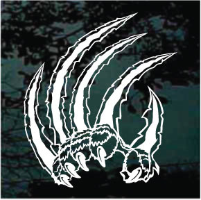Tiger Rip Claw Car Decals & Window Stickers | Decal Junky