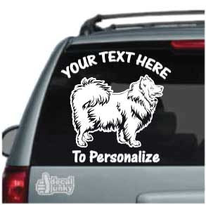 Pretty Japanese Spitz Decals & Car Window Stickers | Decal Junky
