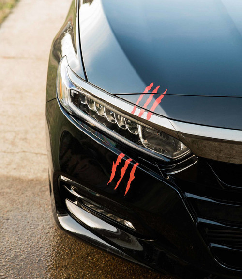 Headlight Claws Car Decals & Stickers | Decal Junky