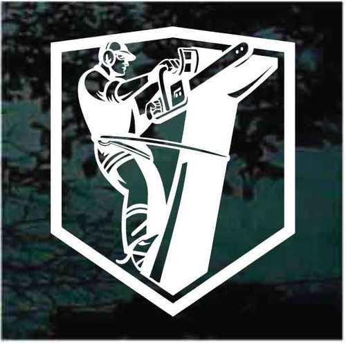 Tree Cutting Car Decals & Stickers | Decal Junky