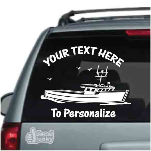Fishing Boat Decals & Car Window Stickers | Decal Junky