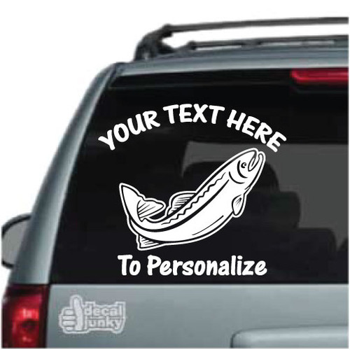 Salmon Fish Car Decals & Window Stickers | Decal Junky