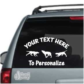 Bayed Coyote Decals & Car Window Stickers | Decal Junky