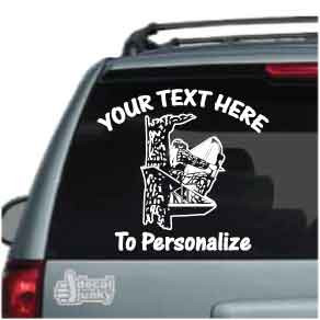 bowhunter window decal