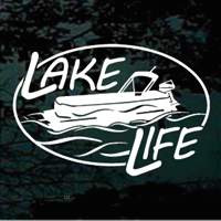Sports & Outdoor Recreation Lake Car Stickers Lake Vinyl Stickers Lake ...