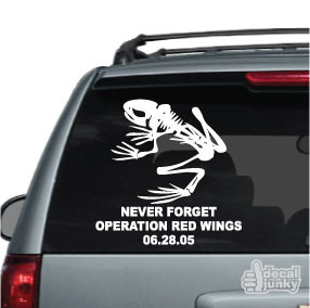 Operation Red Wings Car Window Decals & Stickers | Decal Junky