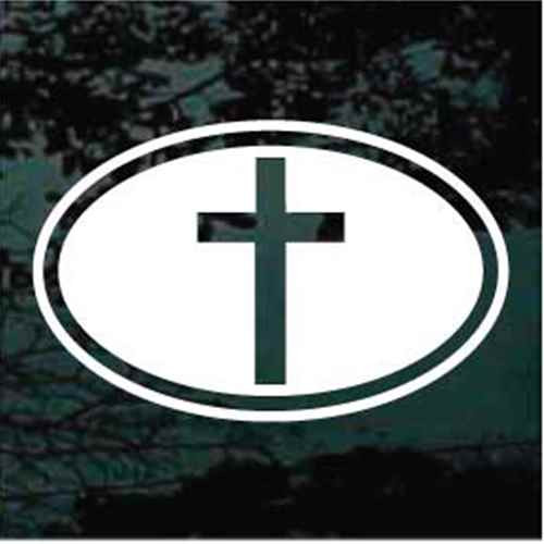 Soldier's Cross Car Window Decals & Stickers | Decal Junky